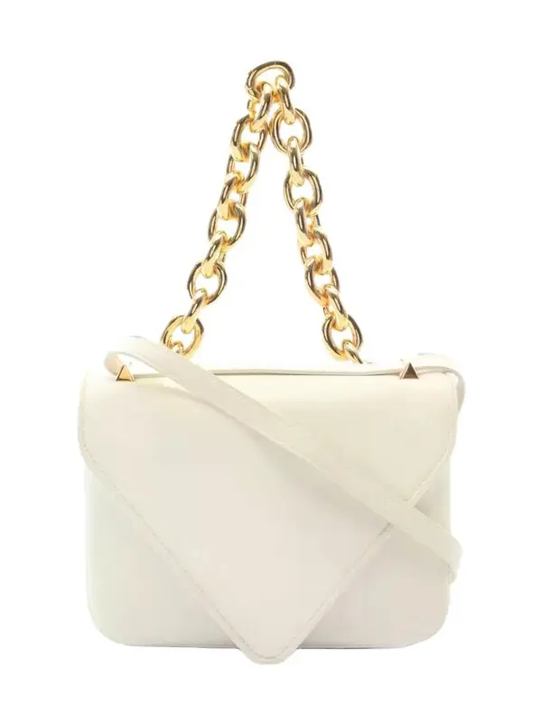 Bottega Veneta Small Mount Two-way Handbag - White