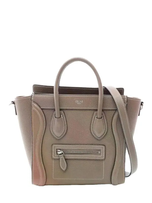 Celine Nano Luggage Two-way Handbag - Grey