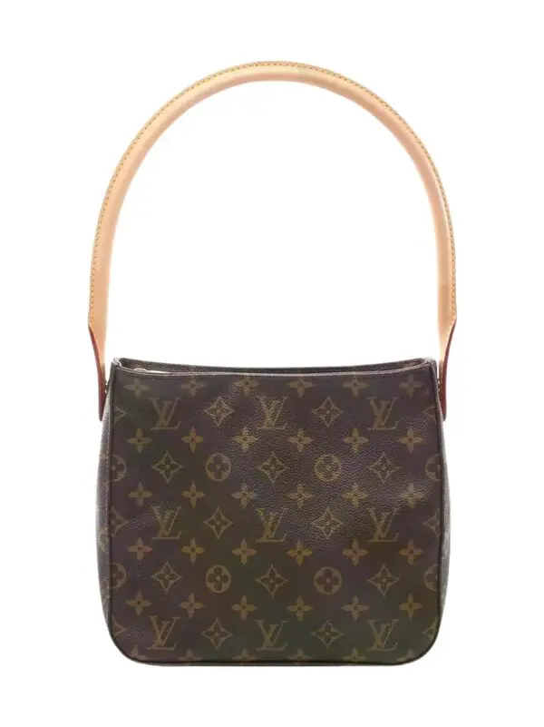 LOUIS VUITTON Monogram Canvas Looping Shoulder Bag - Brown
