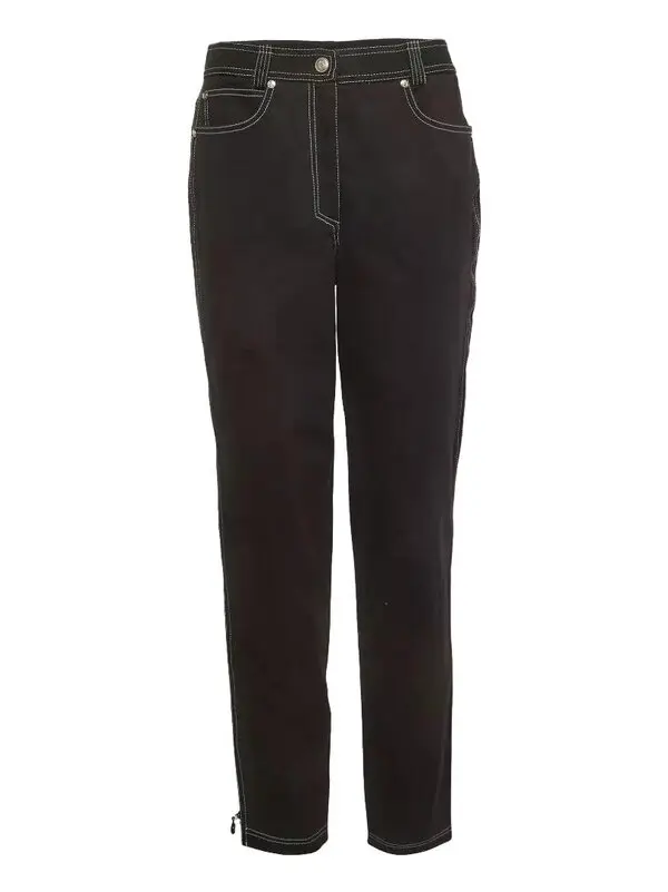 ISTANTE BY GIANNI VERSACE VINTAGE Belt Loops Jeans - Black