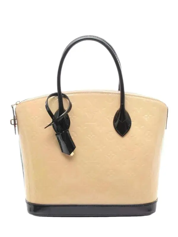 LOUIS VUITTON Lockit Monogram Vernis Tote Bag - Neutrals