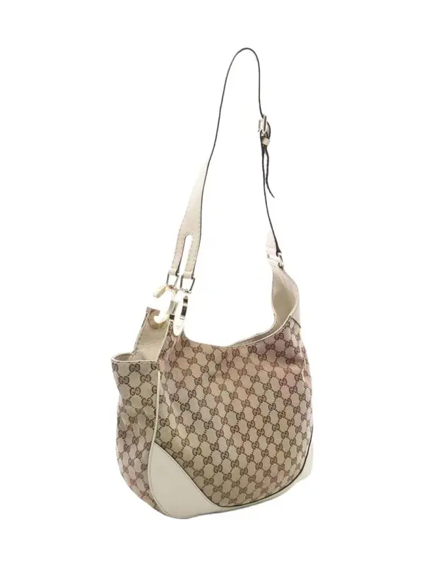 Gucci Charlotte Gg Canvas Shoulder Bag - Neutrals