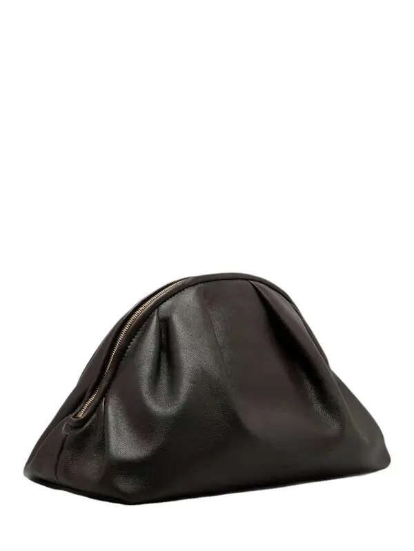 THE ROW Charlotte Clutch Bag - Brown