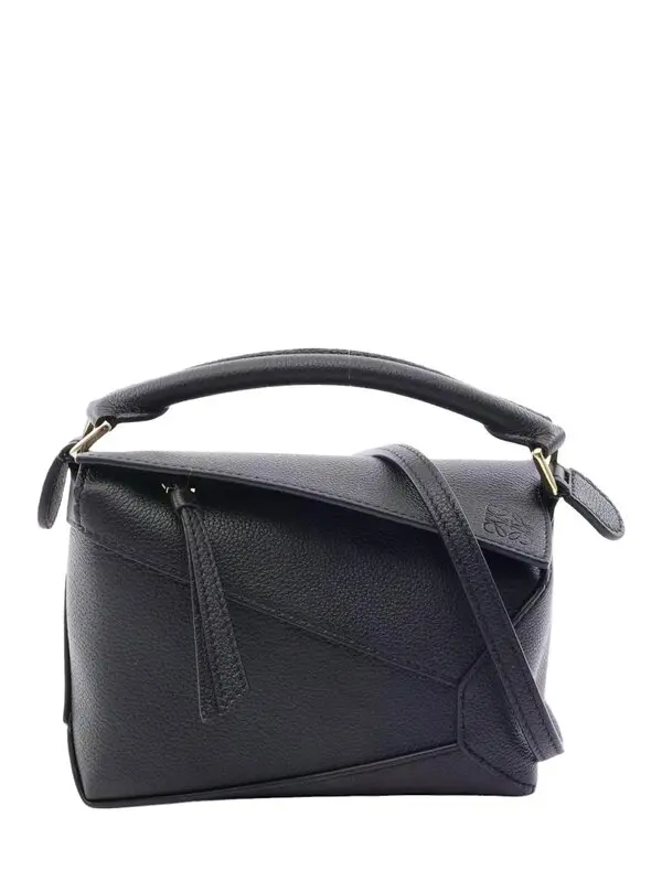 Loewe Mini Puzzle Edge Handbag - Black