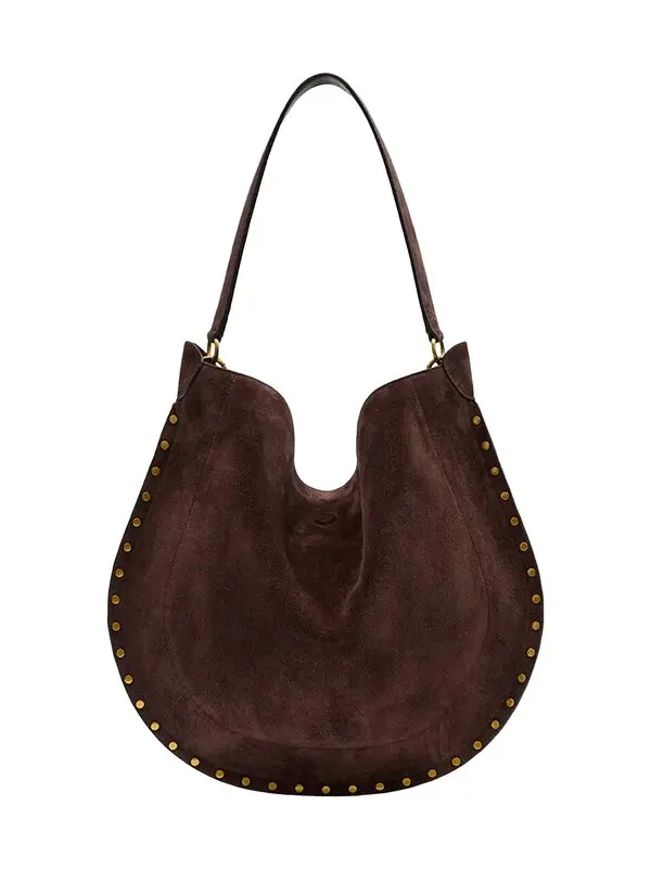 Isabel Marant Étoile Oskan Hobo Suede Shoulder Bag - Brown