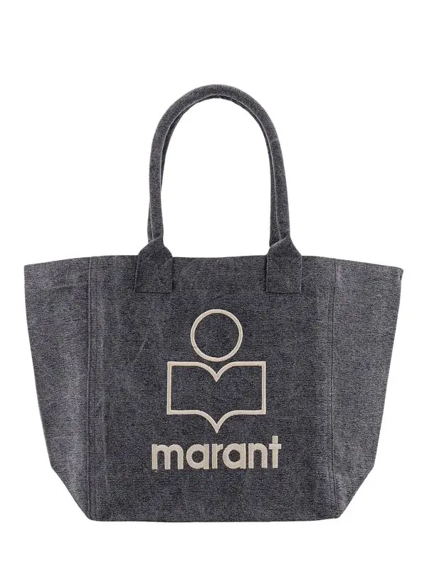 Isabel Marant Étoile Small Yenky Cotton Shoulder Bag - Grey