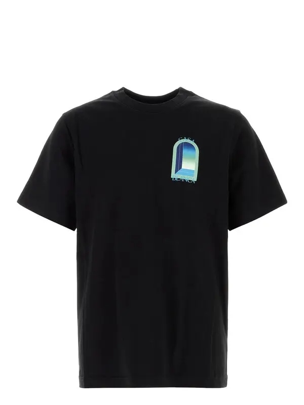 Casablanca Cotton T-shirt - Black