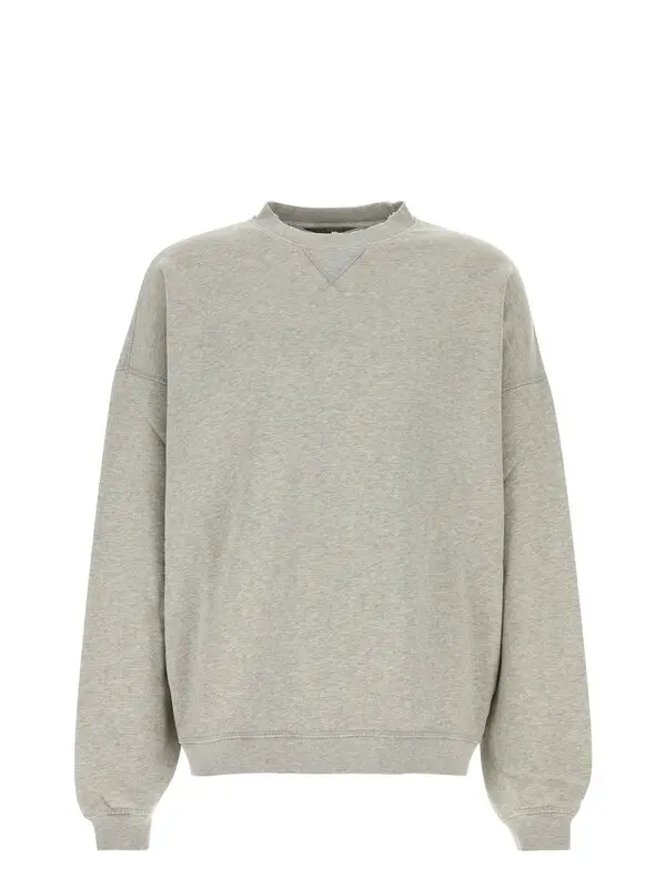 GOLDEN GOOSE Oversize Cotton Sweatshirt - Grey
