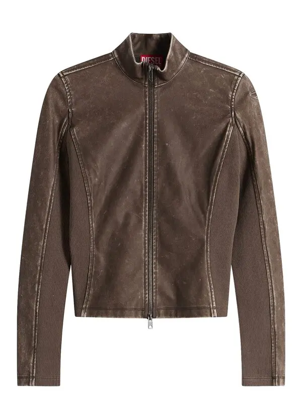 DIESEL® T-thunder Long Sleeve Top - Brown