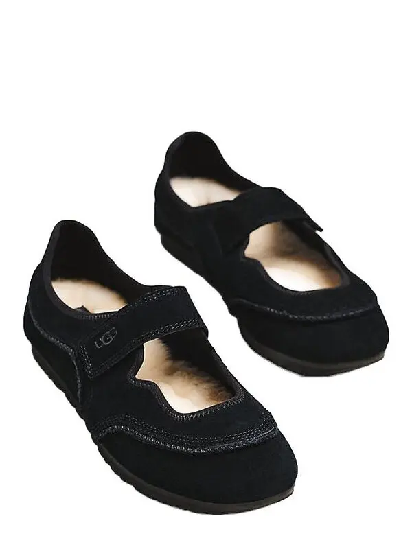UGG Quill Mary Jane Flats - Black
