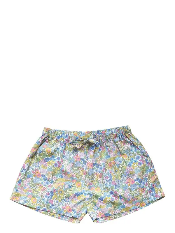 LIME TREE DESIGN Liberty Margaret Annie Boxer Style Shorts - Blue