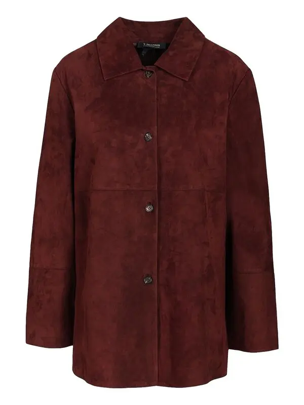 Max Mara Single-breasted Lambskin Jacket - Multicolor
