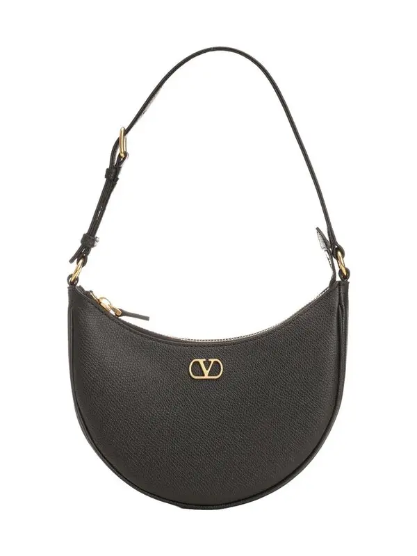 Valentino Garavani Vlogo Mini Hobo Bag - Black