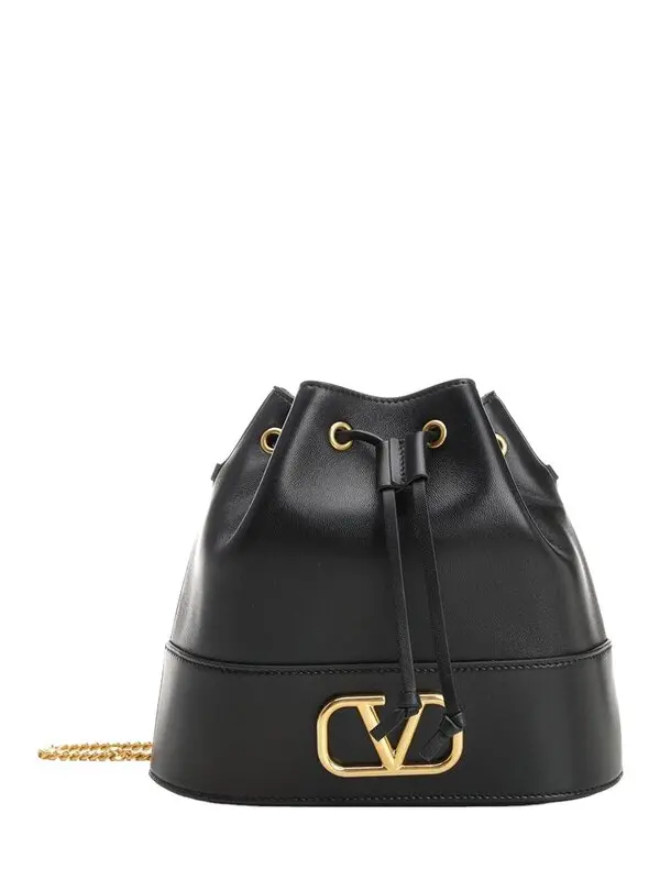 Valentino Garavani Mini Bucket Bag With Vlogo - Black