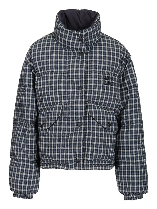 Miu Miu Reversible Down Jacket - Blue