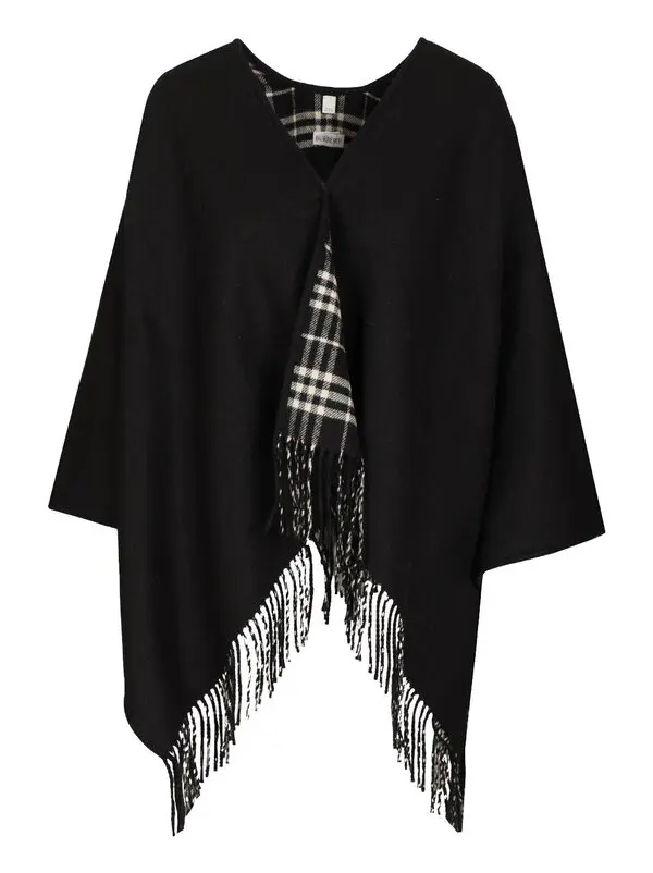 Burberry Reversible Cape - Black
