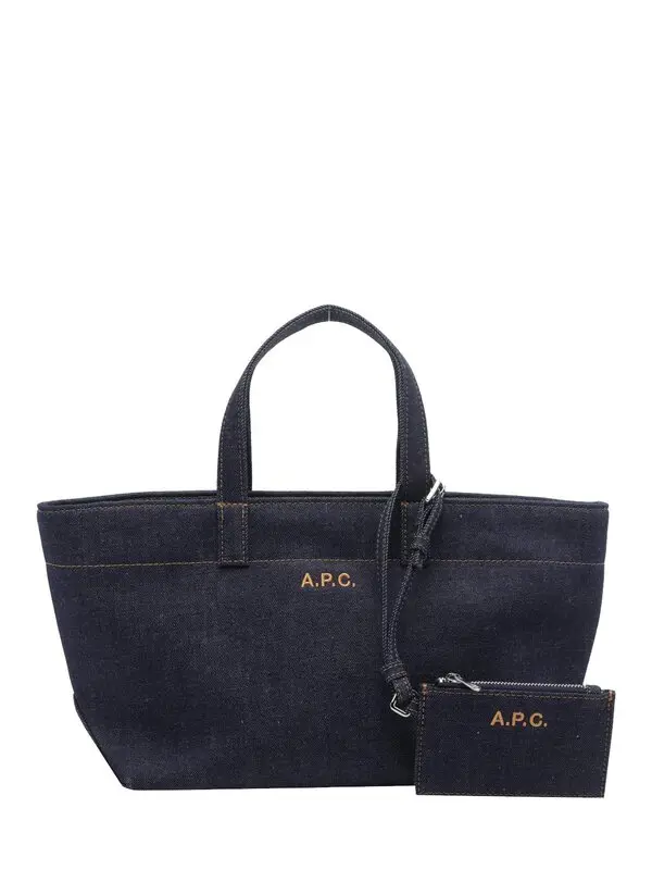 A.p.c. Small Le Drommer Tote Bag - Blue
