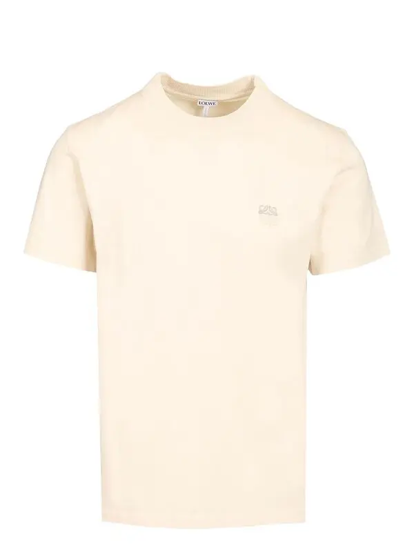 Loewe Cotton T-shirt - Cream