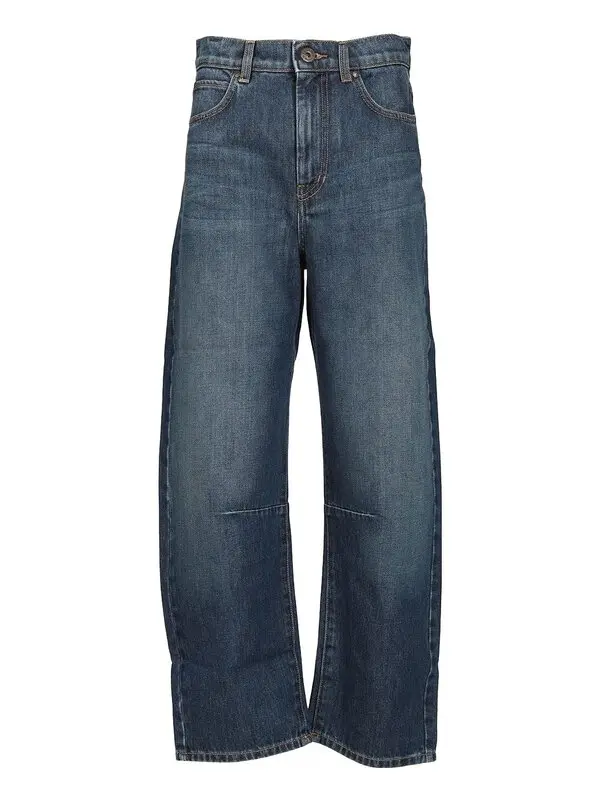 Max Mara Barrel-leg Jeans - Blue