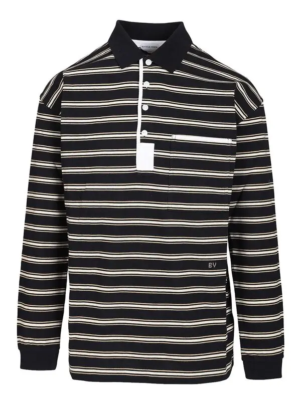 Bottega Veneta Striped Polo Shirt - Multicolor
