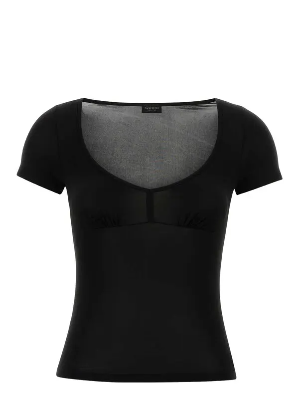 Gucci Stretch Jersey T-shirt - Black