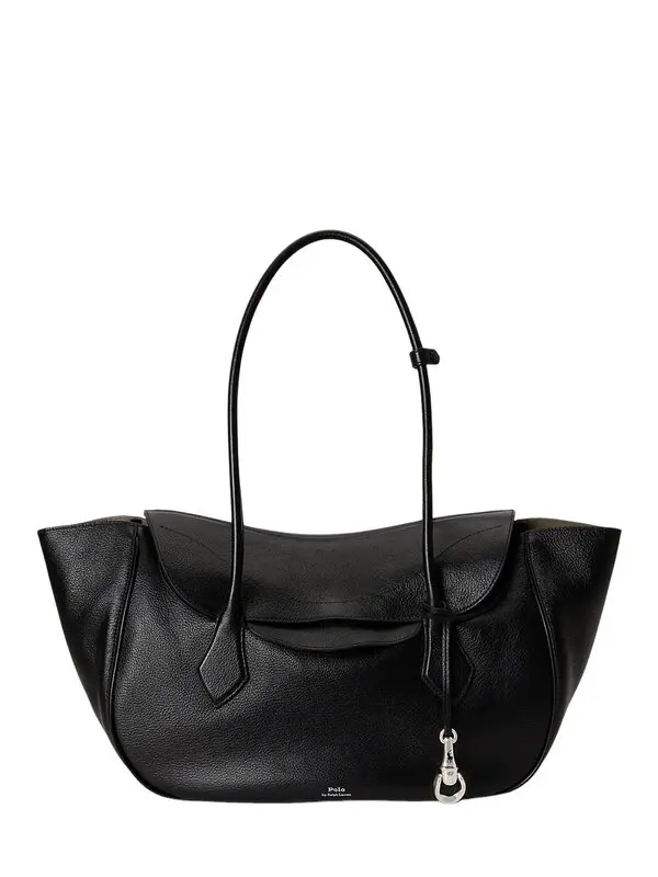 Ralph Lauren Polo Blaze Large Shoulder Bag - Black
