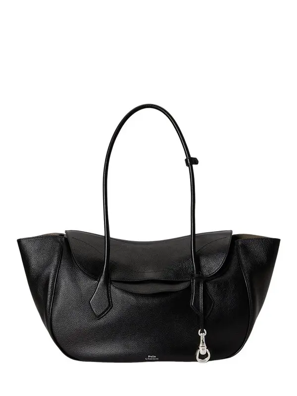 Ralph Lauren Polo Blaze Large Shoulder Bag - Black