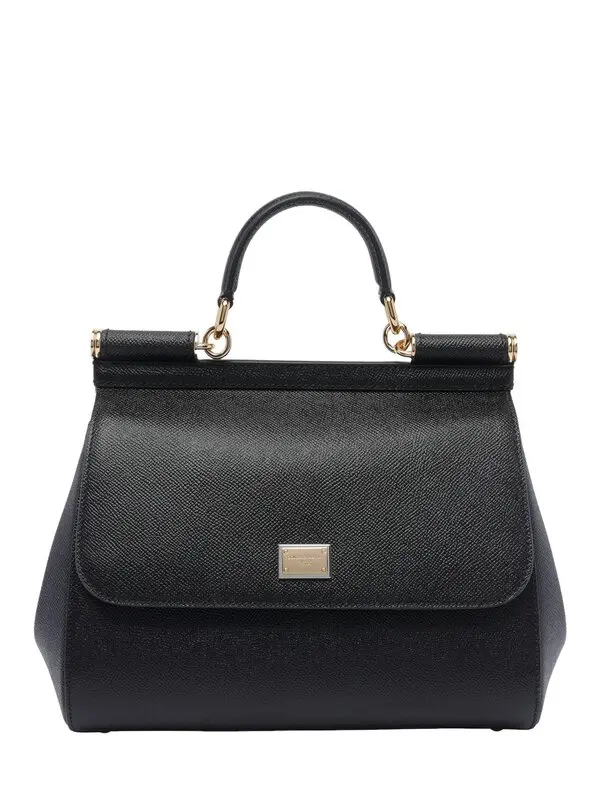 Dolce & Gabbana Large Sicily Handbag - Black