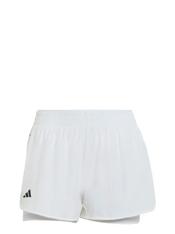 Adidas Climacool 2-in-1 Match Shorts - White