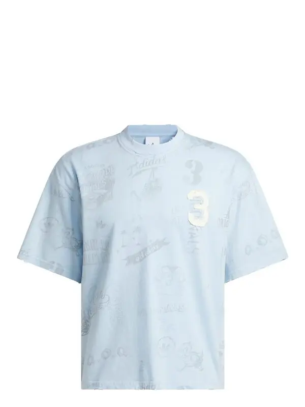 Adidas Originals Varsity Graphic Tee Blue - Clear Sky