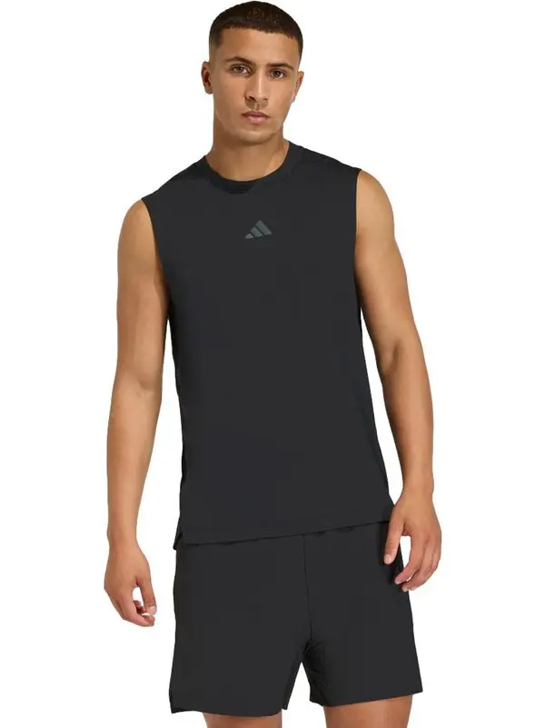 Adidas D4t Power 3 Stripes Tank Top - Black