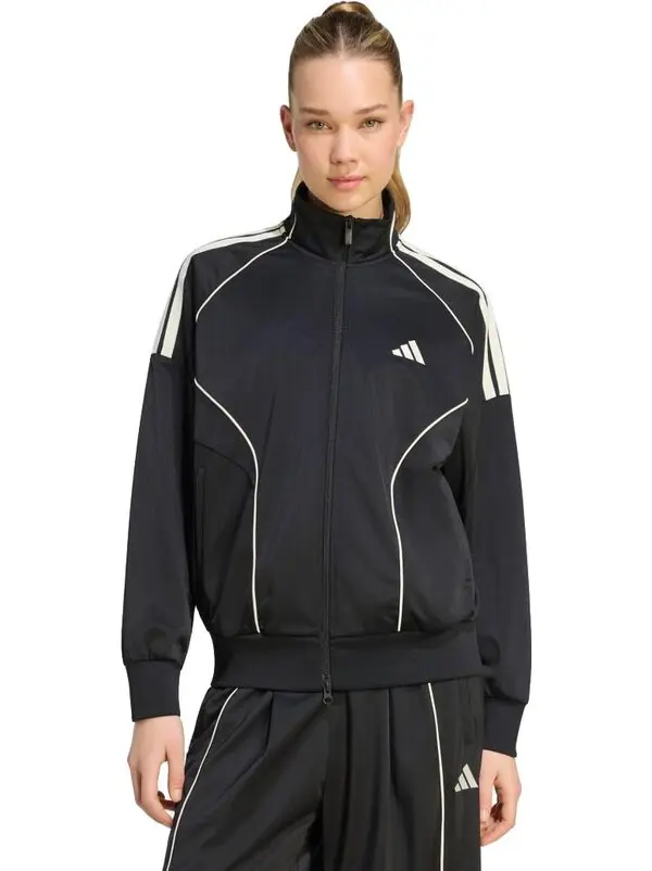 Adidas Stadium Tricot Loose Fit Track Top - Black
