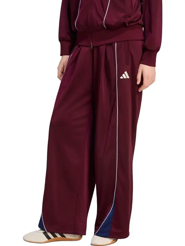 Adidas Stadium Tricot Loose Fit Track Pants - Maroon