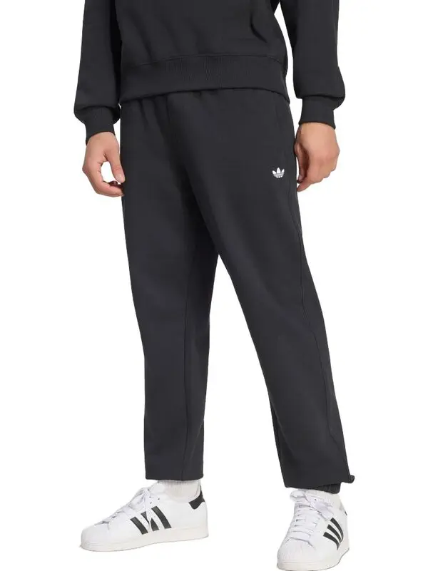 Adidas Trefoil Essentials Regular Fleece Pants - Black