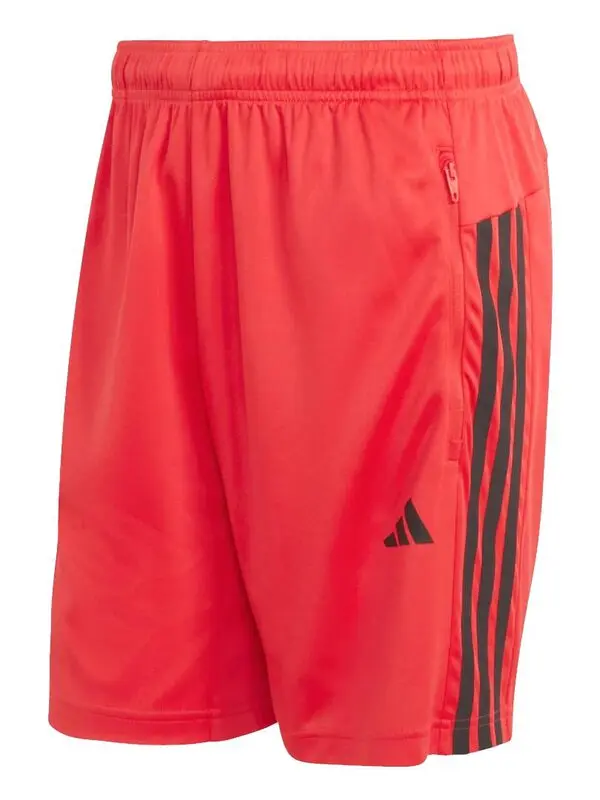 Adidas 3-stripes Pique Training Shorts - Pure Ruby / Black