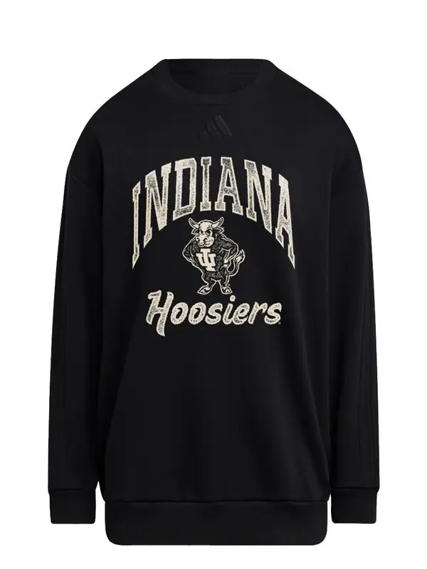 Adidas Indiana Hoosiers Crewneck Sweatshirt - Black / Multi