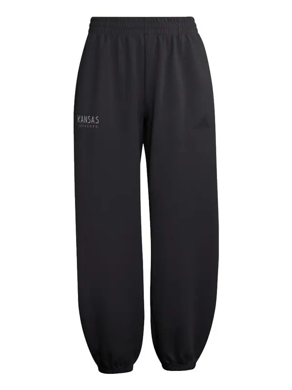 Adidas Kansas Jayhawks Soft Lux Loose Pants - Black / Multi