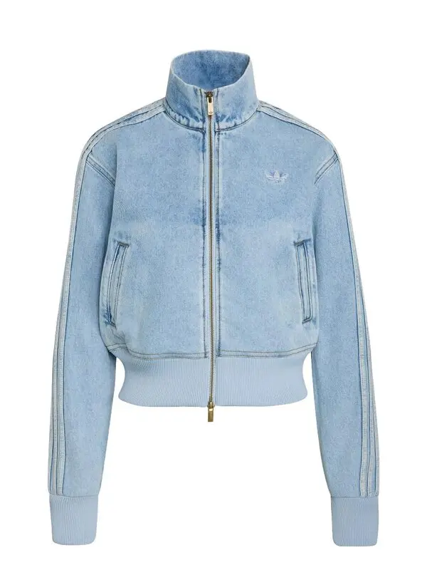 Adidas Firebird Denim Track Top - Light Denim