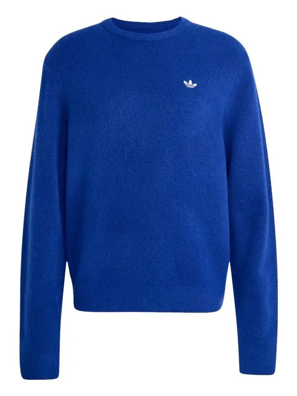 Adidas Trefoil Essentials Fully Knit Sweater - Bold Blue