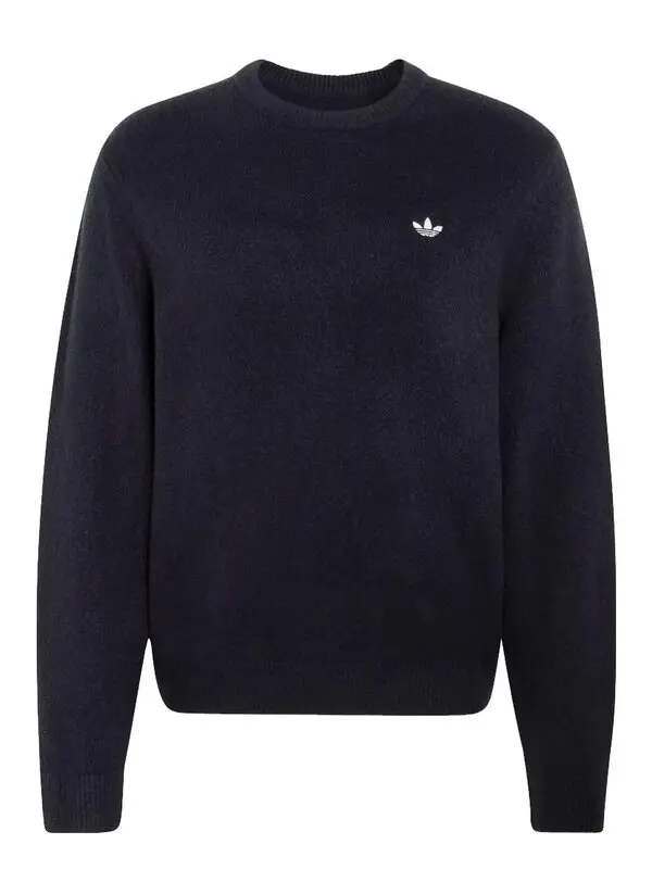 Adidas Trefoil Essentials Fully Knit Sweater - Black