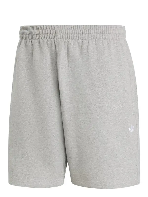 Adidas Trefoil Fleece Shorts - Medium Grey Heather