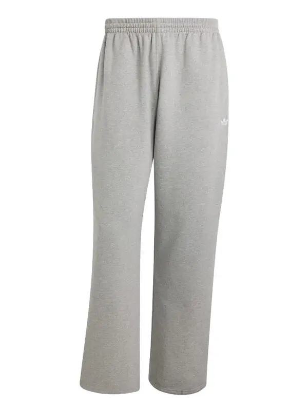 Adidas Trefoil Essentials Open-hem Pants - Medium Grey Heather