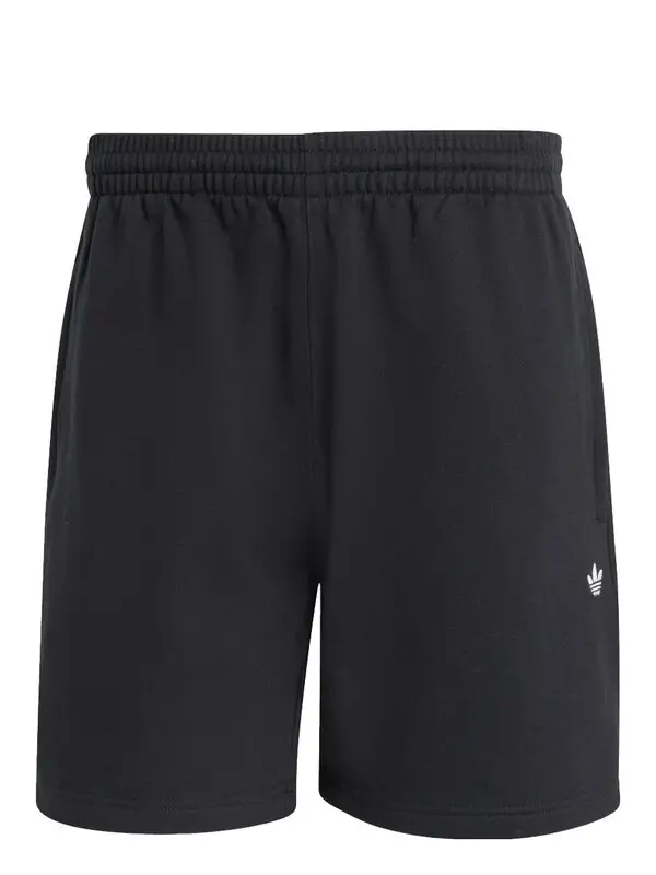 Adidas Trefoil Essentials 7 Inch Fleece Shorts - Black