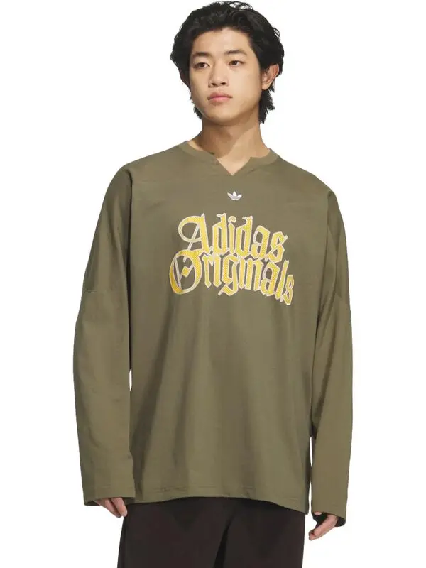 Adidas Og Tee Ls T-shirt - Olive Strata