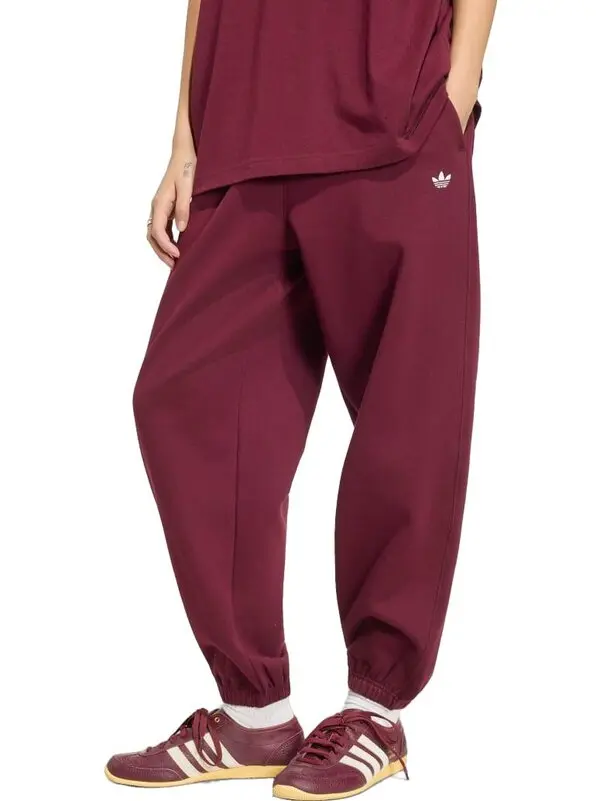 Adidas Essentials Loose Fleece Joggers - Maroon