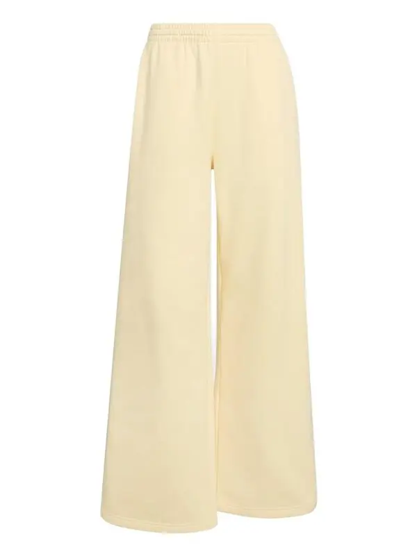 Adidas Essentials Wide Leg Fleece Pants - Warm Vanilla