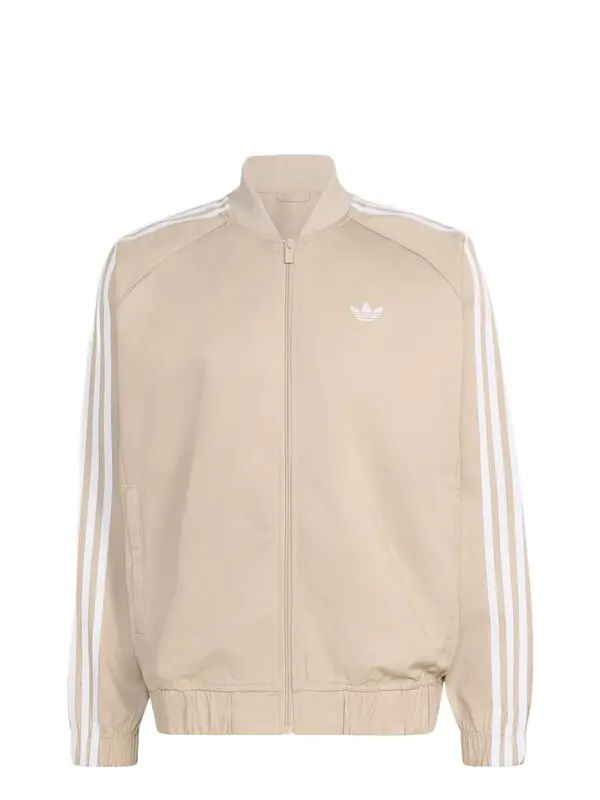 Adidas Sst Adicolor Classics Cotton Twill Tracktop - Khaki Three