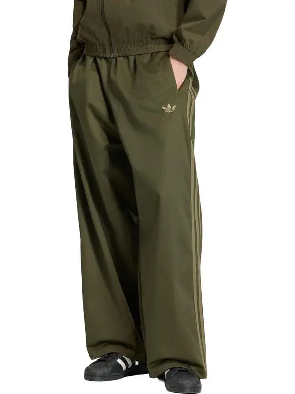 Adidas Adicolor Sst Cotton Twill Pants Dark Green - Night Cargo