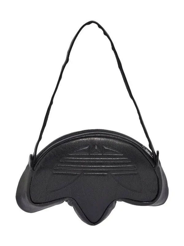 Adidas Trefoil Metallic Pu Shoulder Bag - Black