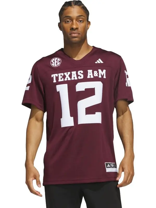Adidas Premier Texas A&m Home Jersey - Team Maroon